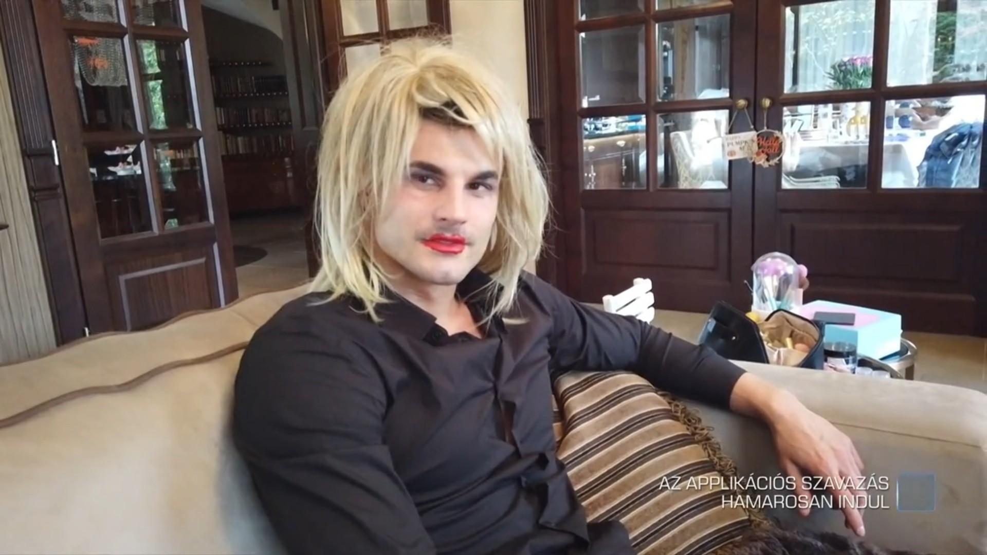 Tasi Dávid igazi nőnek érezhette magát: Full makeup a legjobb sminkestől?